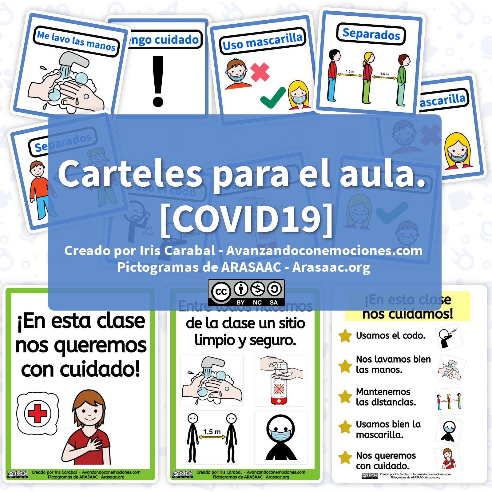 Carteles para el aula COVID19. - Avanzando con emociones